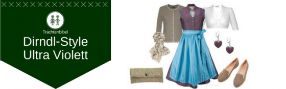 Dirndl-Style Ultra Violett zum Nachshoppen - Trachtenbibel